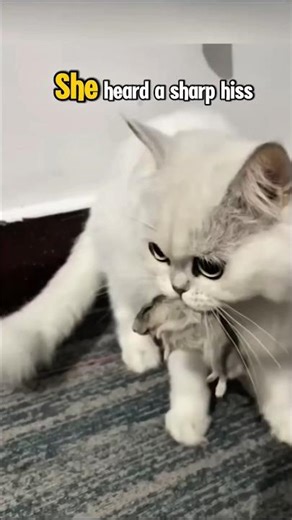 This woman rescued a baby rabbit from a cat on the road and then...