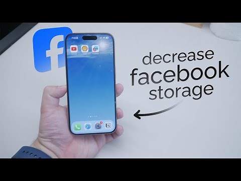 How to Decrease Facebook Storage on Your iPhone (tutorial)