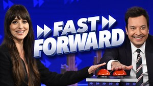1.1M views · 13K reactions | Dakota Johnson and Jimmy attempt to guess the titles of romcoms that have been sped up from hours to seconds in Fast Forward! | The Tonight Show Starring Jimmy Fallon | Facebook