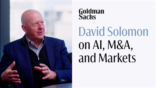 Goldman Sachs Chairman and CEO David Solomon on AI, M A, and Markets | David Solomon | 39 comments
