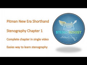 Pitman New Era Shorthand Chapter 1 | Learn Stenography Step by Step | Easiest way to learn Shorthand