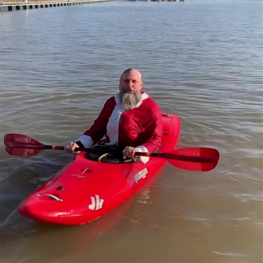 485K views · 982 reactions |  Breaking news: Santa's in a pickle! But guess what? He's got a secret weapon – a kayak roll!  Phew, Christmas is safe!  @rocktownriveroutfitters | Planet Canoe | Facebook