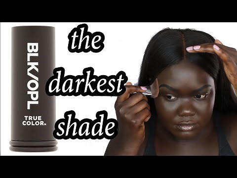 Black Opal True Color Stick Foundation Review || NYMA TANG #thedarkestshade