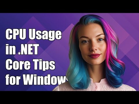 CPU usage in .net core (at least on Windows)