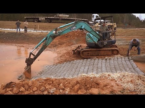 Flume Stabilization Using Flexamat at Auburn Erosion & Sediment Control Testing Facility
