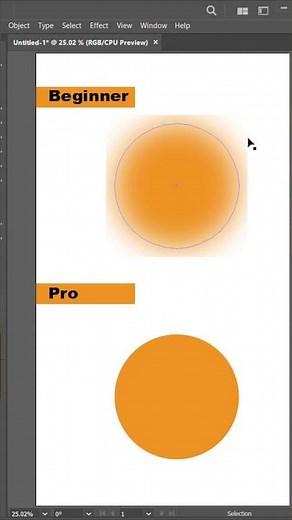 Adobe Illustrator Tips 2025 | Gaussian blur Beginner Pro|dilse graphic