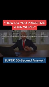 47K views · 703 reactions | Super 60-second answer! "How do you prioritize your work?" | English Tuition | Facebook