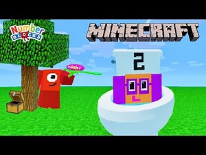 Numberblocks Explore Minecraft | 3 FUNNY GAMES - EP.2
