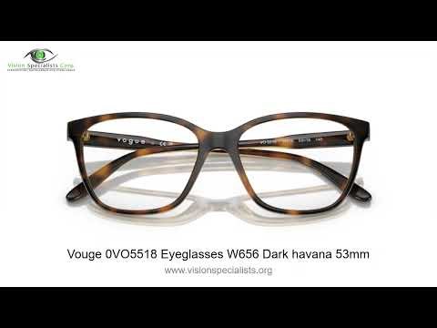 Vouge 0VO5518 Eyeglasses W656 Dark havana 53mm
