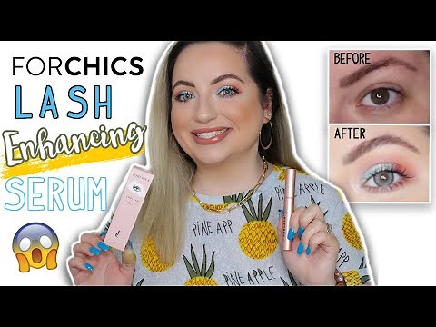 FORCHICS FORLASH EYELASH ENHANCING SERUM | ONE MONTH BEFORE/AFTER RESULTS!! 😱