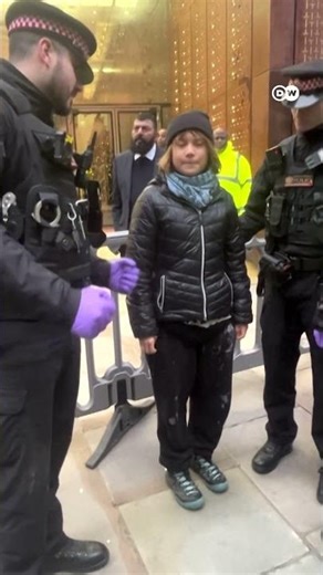 Greta Thunberg arrested in London [Greta Thunberg arrested in London during pro-Palestinian Protest]