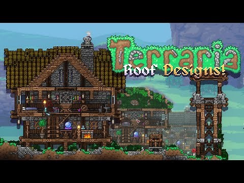 Terraria Roof Building Guide | Which Design Looks Best? Terraria Building Tips!