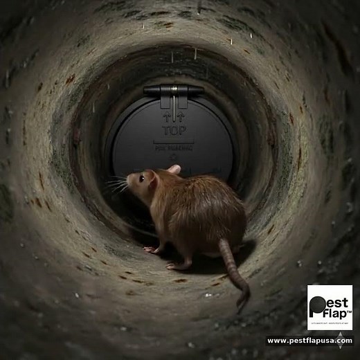 PestFlap, one-way drain valve that stops pests from entering a facility through the drains