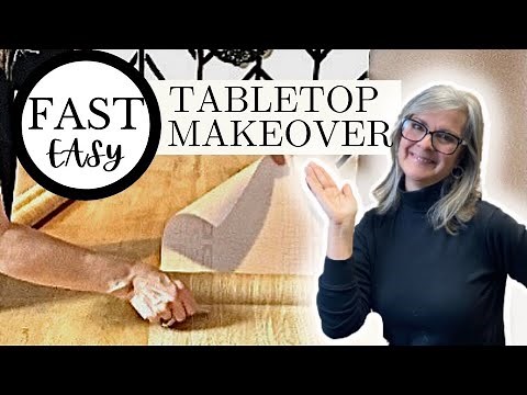 Transform Your Table With Contact Paper In Minutes! Ultimate Diy Hack