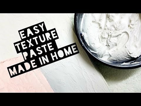 How to make texture paste at home|modeling paste at home|6 methods of making|DIY texture paste