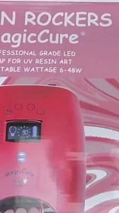 “OMG Where’d You Get That Lamp?!!” That’s the kind of reaction you get when fellow crafters see the NEW MagicCure® shade lighting up your workspace. But even though it looks extra fancy… It’s not just about the glow-up. This lamp still delivers the same ultra-reliable 360° cures you swear by. The secret? Its wattage ramps up gradually, giving your resin time to settle — meaning no pits, no bubbles, no ruined pieces. So your projects come out smooth, glassy, and fully cured every single time. Cli