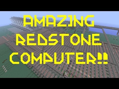 Minecraft - Amazing Redstone Computer