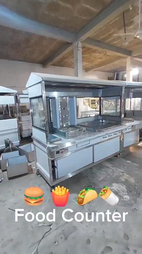 Steel counter 🍔🍟🌯🌮 Couner Food stall #fabricators 0322-3700177 0321-7337-993 #bike #Foodcart #fries #foodtiktok #burger #shwarma #cart #fries🍟 #mobilefood #business ##onwheel | Fabricators
