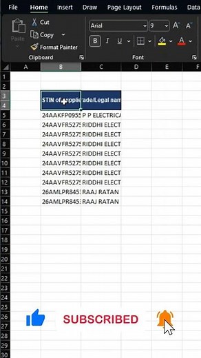 Autofit Row and Column in Excel #exceltutorial