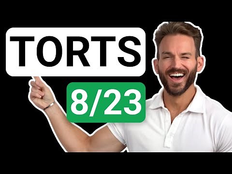 Torts: Intentional Torts — Trespass to Chattels and Conversion