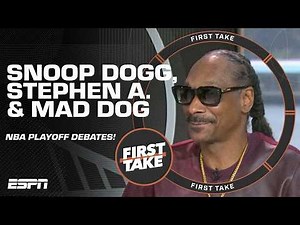 Snoop Dogg, Stephen A. & Mad Dog DEBATE 🍿 Lakers-Warriors trust, Steph vs. Magic & more | First Take