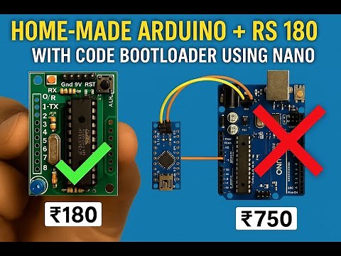 How to Build Your Own Microcontroller Board with ATmega8 | Program with Arduino Nano | Bootloader