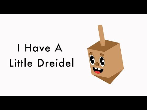 I Have a Little Dreidel 🎶 The Dreidel Song - Hanukkah Song for Kids with Lyrics