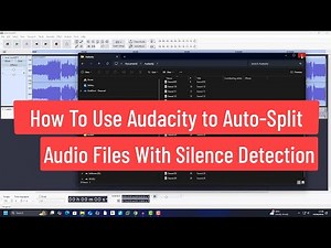 How to Use Audacity to Auto-Split Audio Files with Silence Detection