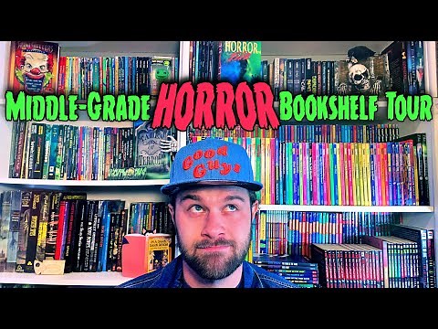 MIDDLE GRADE HORROR! 👻 Spooky Bookshelf Tour 📚