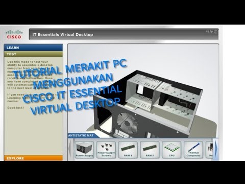 Tugas 2 | Merakit PC Menggunakan Cisco IT Essentials Virtual Desktop | ARKOM