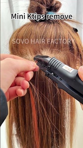 How to Remove Mini K-Tips Human Hair Extensions | Safe & Easy Removal Tutorial