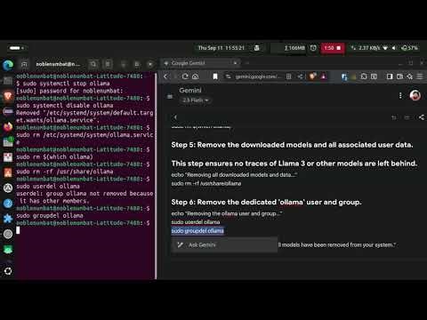 How to Completely Uninstall Ollama & Llama 3 on Ubuntu (Terminal Commands)