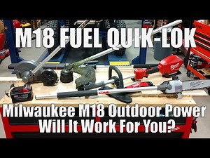 Milwaukee M18 FUEL Quik-Lok Cordless Outdoor Power Tool System | String Trimmer, Edger, Pole Saw