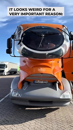 No, your eyes are not deceiving you. This is a real, road-legal semi-truck. Designed by the legendary Luigi Colani, this is what happens when you prioritize aerodynamics over everything else. The goal was to create the most fuel-efficient truck in the world, and the result is this beautiful, bizarre, fish-shaped creation. And yes, that's a single, massive, rotating windshield wiper. It might be the strangest rig on the highway, but you'll never forget seeing it. #ColaniTruck #ConceptTruck #Weird