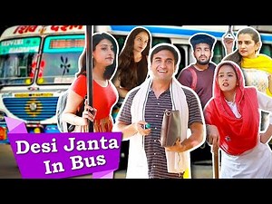 Types of People in Desi Bus - Part 2 | Lalit Shokeen Films |
