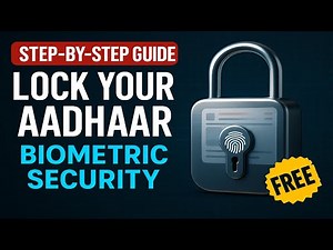 Protect Your Aadhaar NOW! Biometric Lock Step-by-Step Tutorial