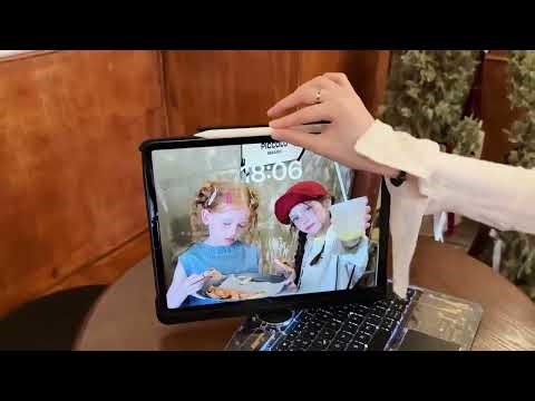 iPad Pro 12.9 & Air 13 M3 Keyboard Case: 360° Magic Keyboard Folio with Trackpad