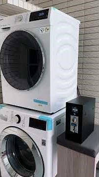 Sintron ST-004: Combine Coin and QR Scan to Power Standard Washer [Dual Payment Demo] Coin Washer