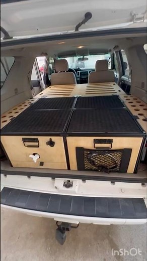 DIY 4th Gen Toyota 4Runner Drawer System Camper Conversion #4runner #4runnerlifestyle #suvcamping