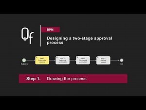 Q-flow BPM Tutorial - Designing a two-stage approval process – Step 1