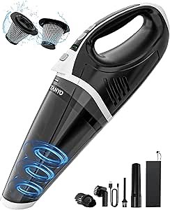 TANYO Handheld Cordless Vacuum Small Vacuum Cleaner, White