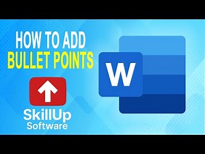 How to Add Bullet Points in Word?