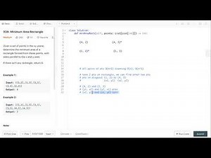 Google Coding Interview Question: Minimum Area Rectangle