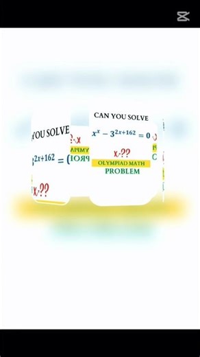 Find X: Impossible Math Olympiad Algebra Problem Solution #MathOlympiad #Algebra