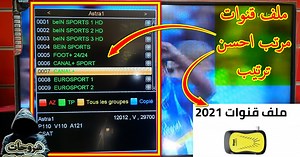 ملف قنوات مرتب ومنظم لجهاز GEANT GN RS8 MINI HD PLUS