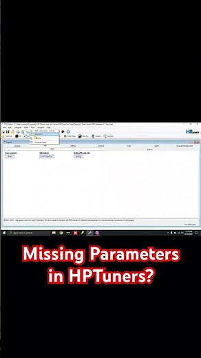 Missing Parameters in your HPTuners? #HowTo