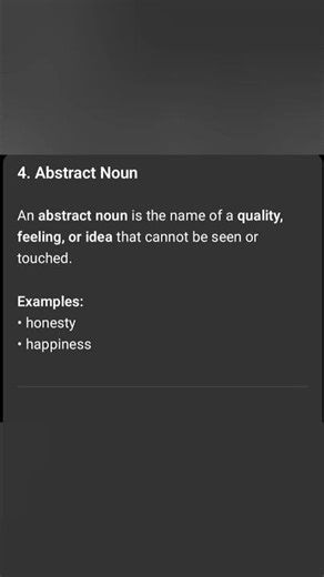 abstract noun in Tamil#shorts