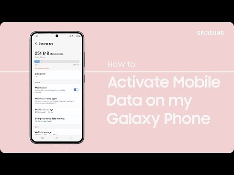 Enable Mobile Data on a Samsung Device | Samsung Australia