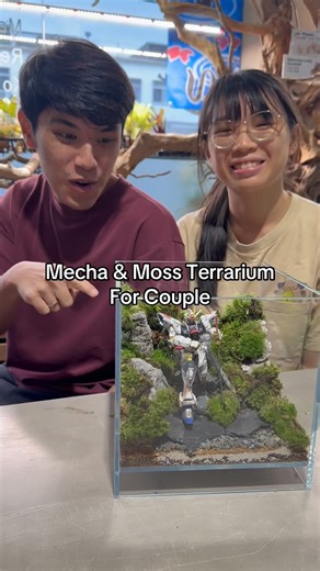 Green Chapter on Instagram: "Mecha & Moss Terrarium building for couples! Create your world of Gundam together! #gundam #gundamcommunity #gundambuilder #gundamlover #gundaminstagram"