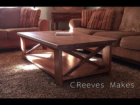 CReeves Makes Rustic Farmhouse Coffee Table ep017